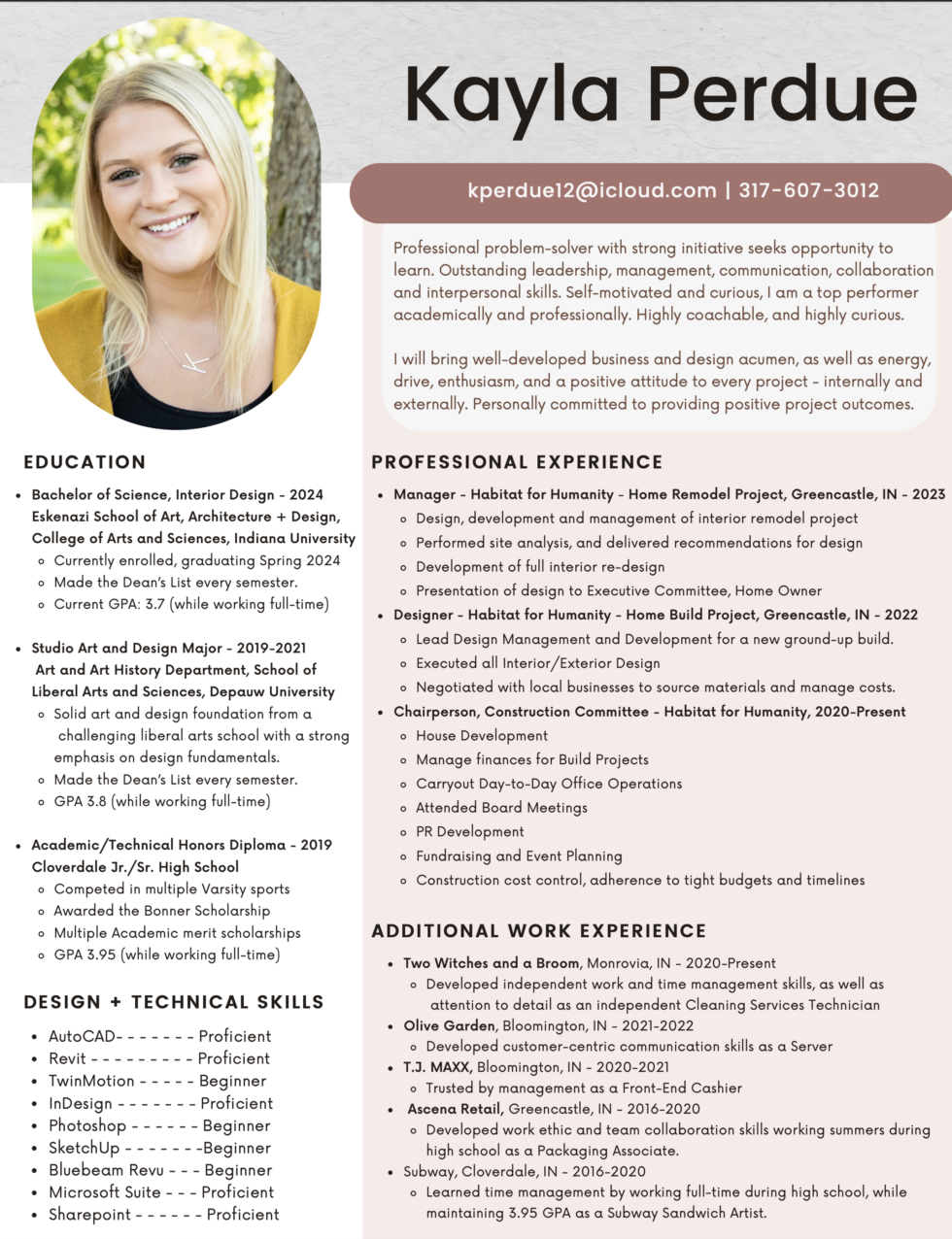 Resume | Kayla Design Studio - Kayla M. Perdue